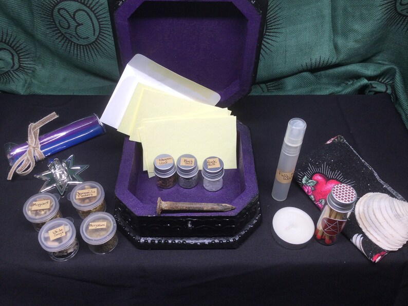 Witchcraft Kit, Spell Box, Baby Witch Kit, Altar Supplies, Witchcraft ...