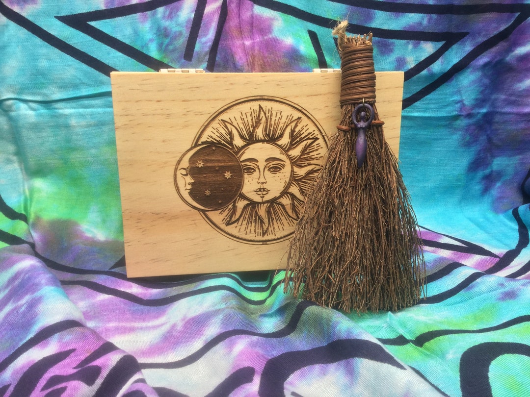 Broom Besom Mini Broom Altar Broom Mini Broom With a Goddess Witches ...