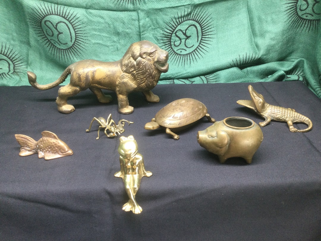 Vintage Brass Animals, Brass Bugs, Brass Animal Collectables, Home ...