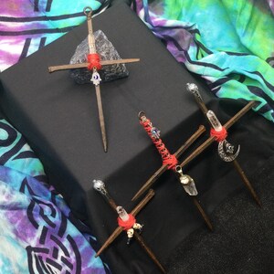 Iron Witch Cross, Viking Amulet, Badb Cross, Antique Iron Nails ...