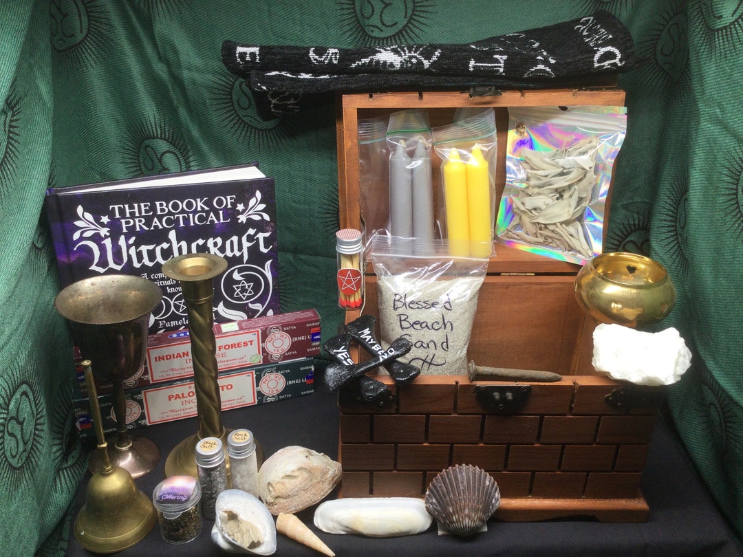 Witchcraft Kit, Wiccan Kit, Altar Set, Spell Kit, Ritual Set, Viking ...