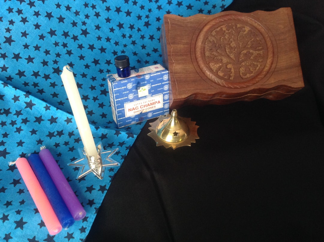 Tree of Life Altar Kit, Travel Altar Kit, Mini Altar Kit, Witch, Wiccan ...