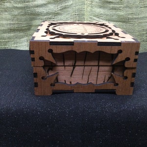 Pentacle Treasure Chest Pentacle Jewelry Box Wiccan Pentacle Box Wicca ...