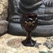 Vintage 1876 Avon Wine Glass Gothic Chalice Blood Red - Etsy