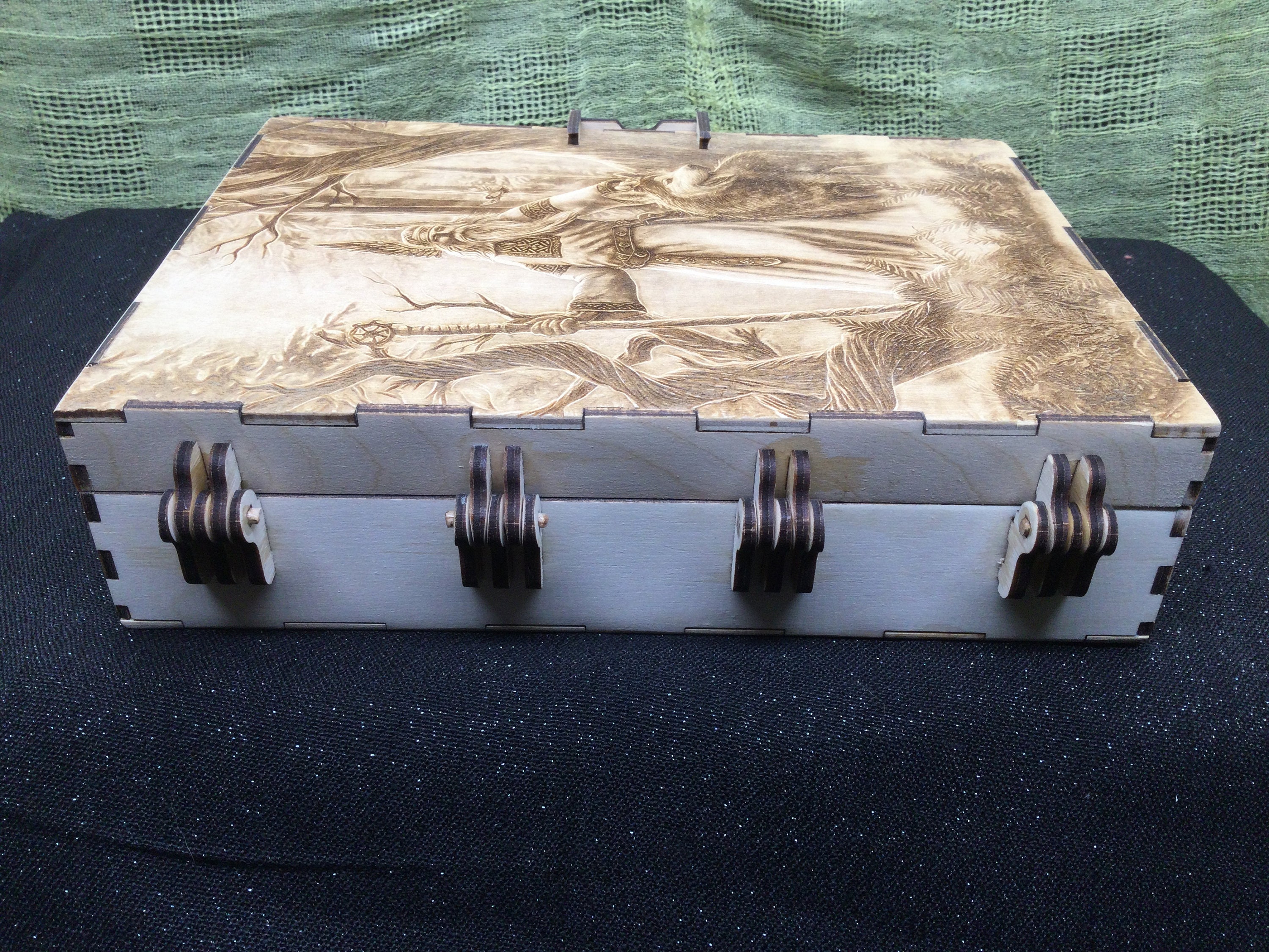 Odin Box Custom Laser Cut Box Viking Rune Box Viking Gods Odin - Etsy