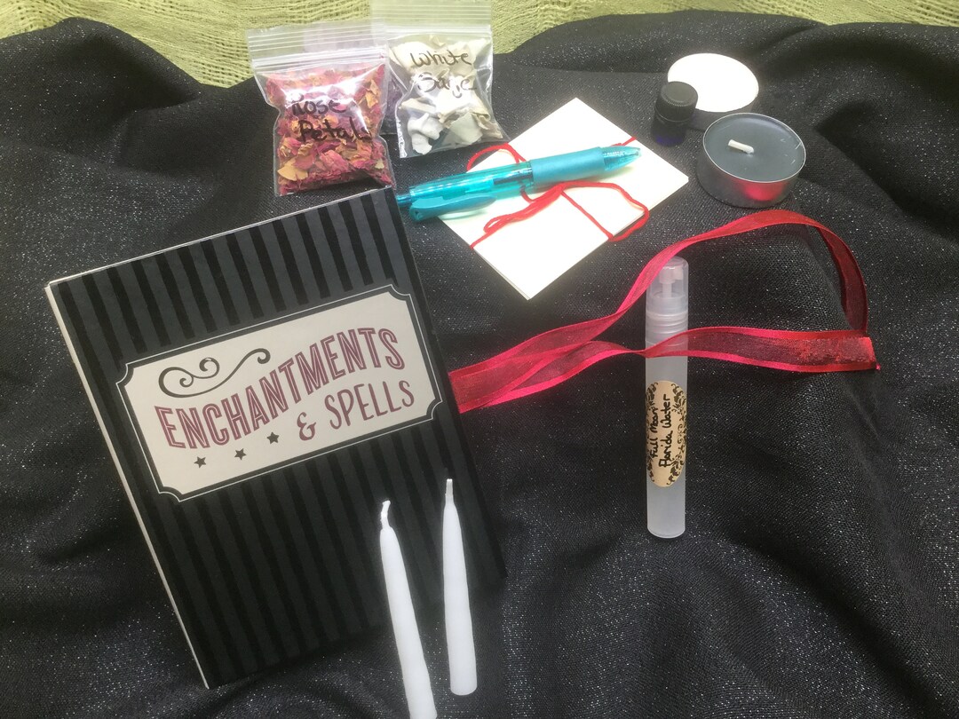 Spell Box Enchantment Kit Altar Kit Witch Spell Box Altar Tools Travel ...