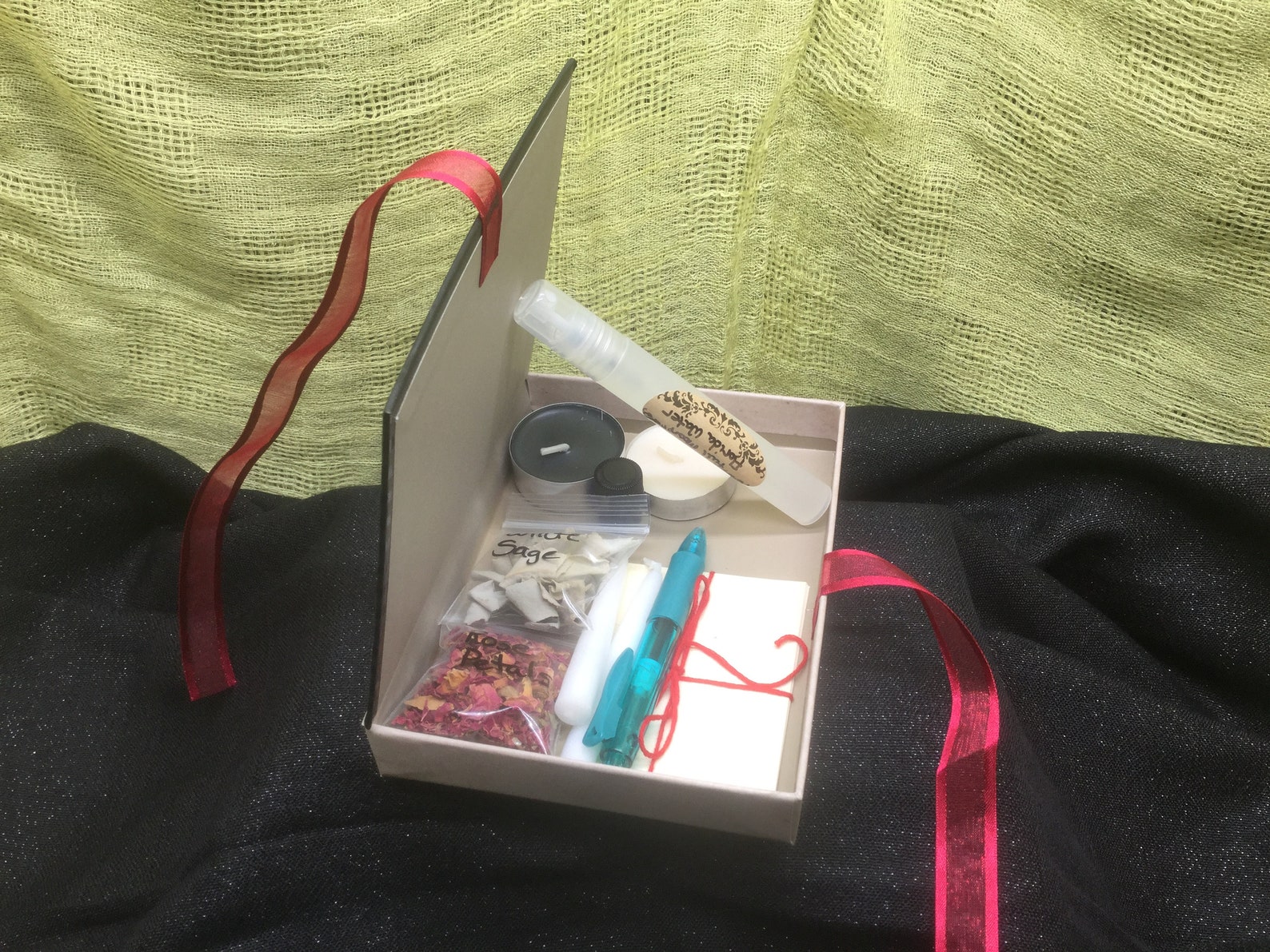 Spell Box Enchantment Kit Altar Kit Witch Spell Box Altar - Etsy