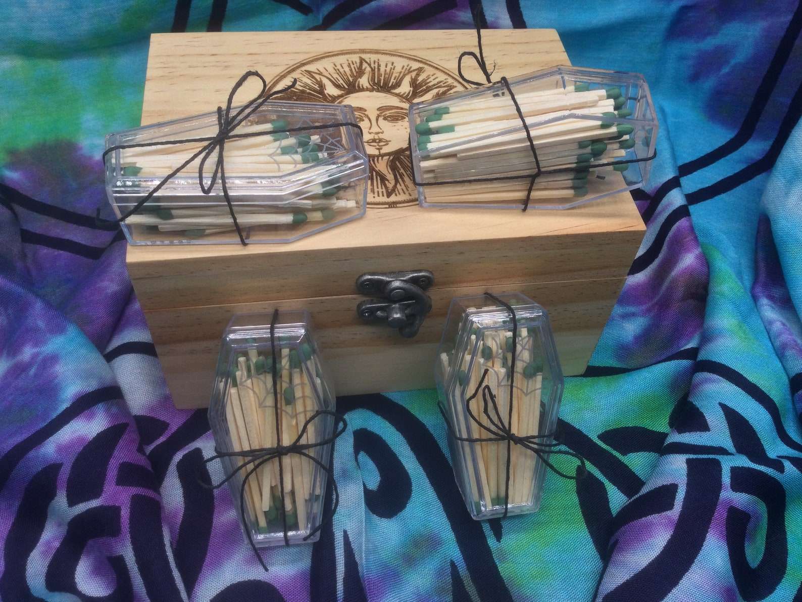 Coffin Match Holder Altar Accessory Halloween Draculas Coffin - Etsy