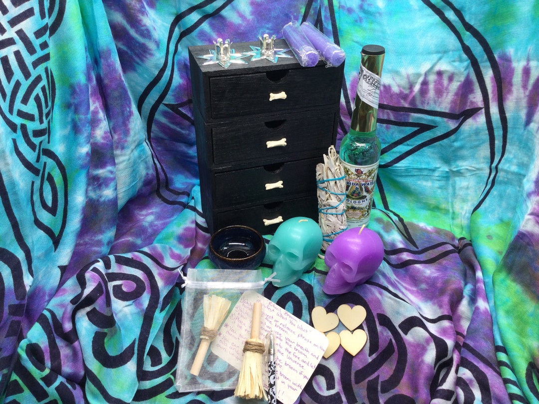 Blessing Kit Spiritual Cleansing Kit Smudging Kit Meditation Altar Set ...