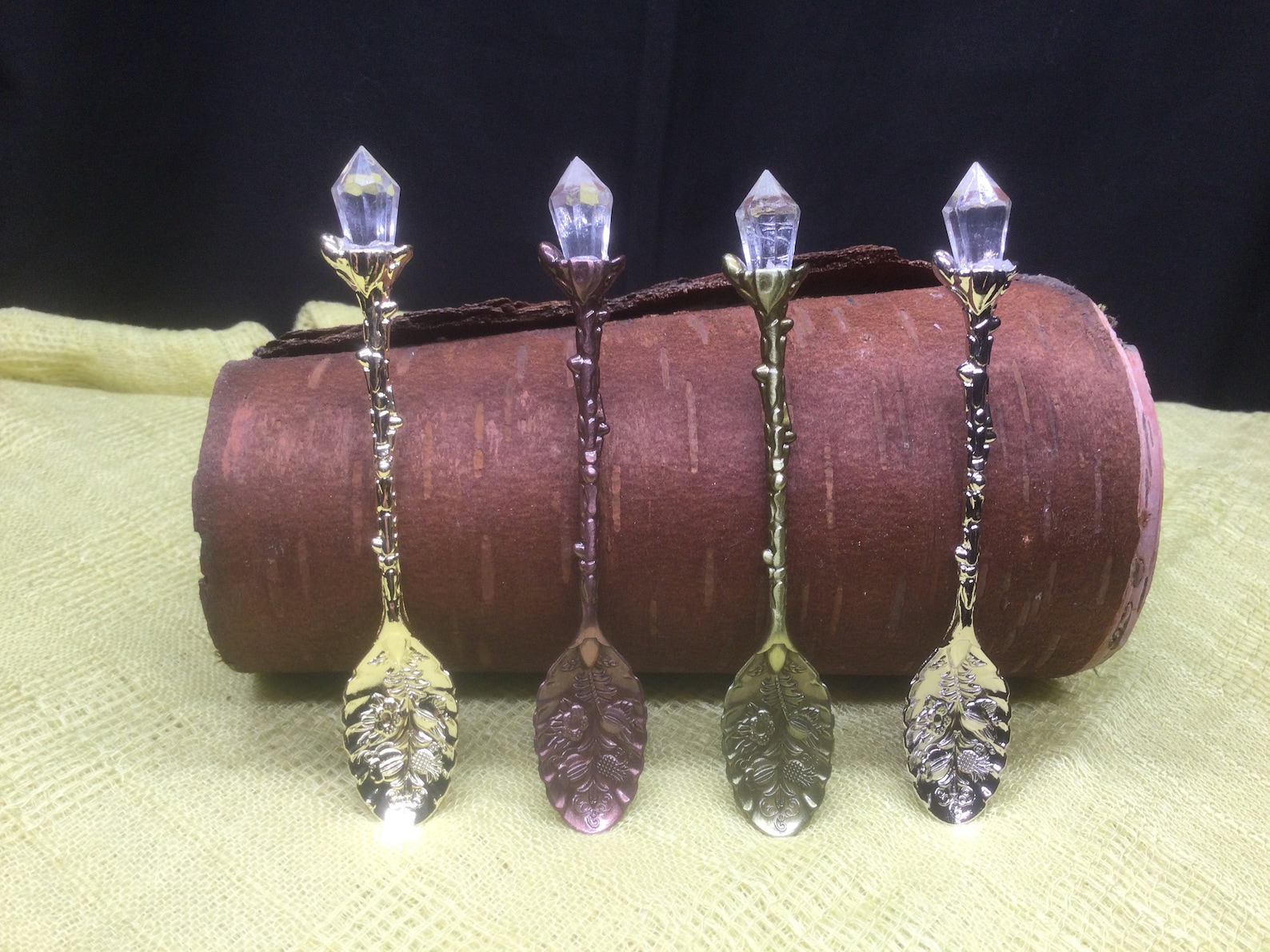 Crystal Spoon Quartz Crystal Ritual Spoon Tea Spoon Witchs - Etsy