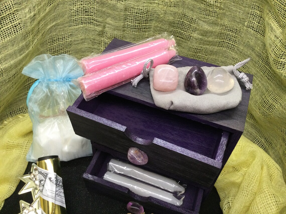 Spiritual Cleansing Kit Smudge Set Altar Set Traveling Altar Witchcraft ...