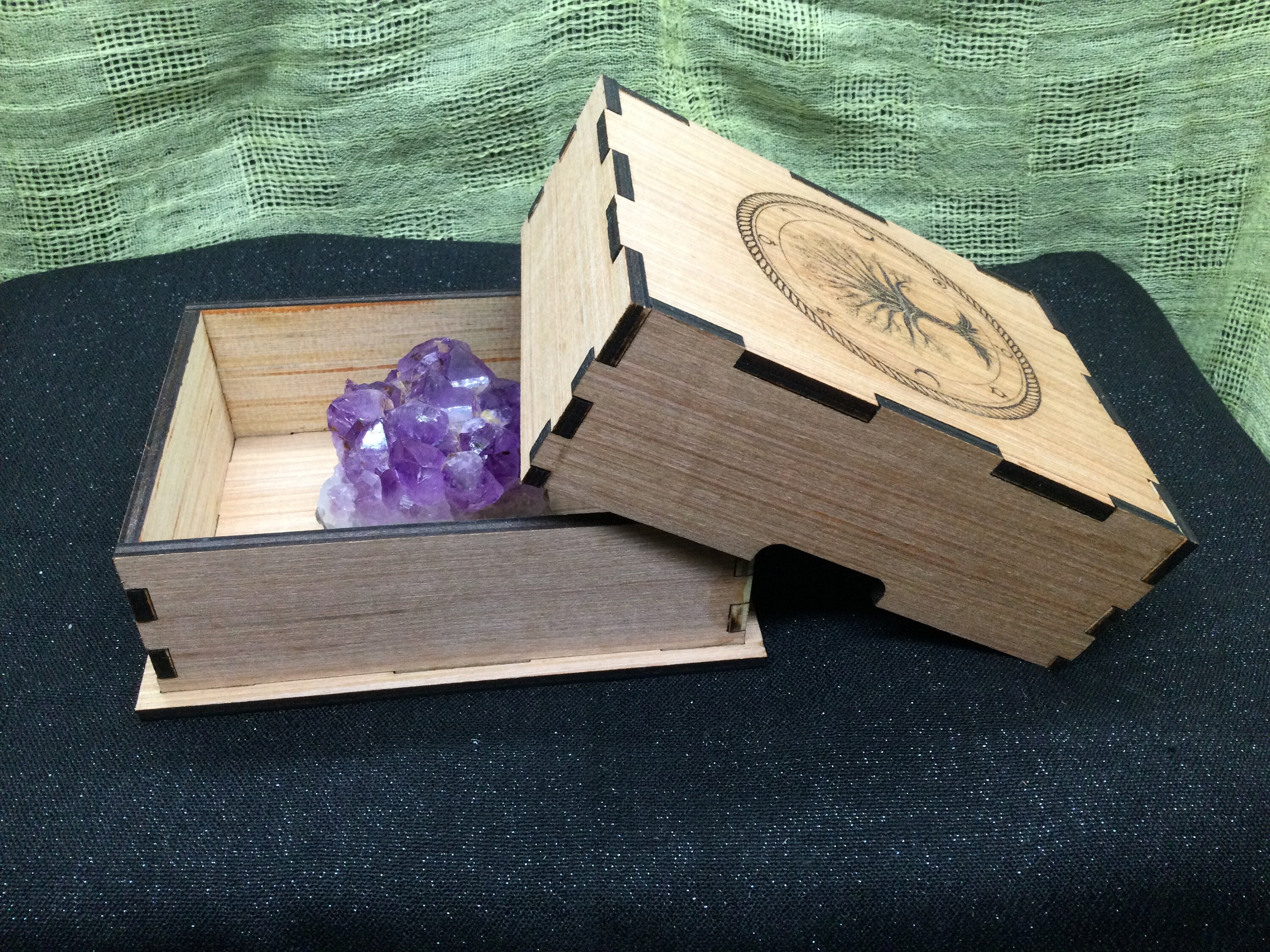 Tree of Life Keepsake Box Custom Tree of Life Box Tarot Card Box Laser ...