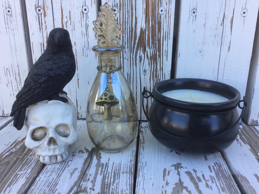 Mushroom Decorative Bottle, Potion Bottle, Tree of Life Bottle, Altar ...