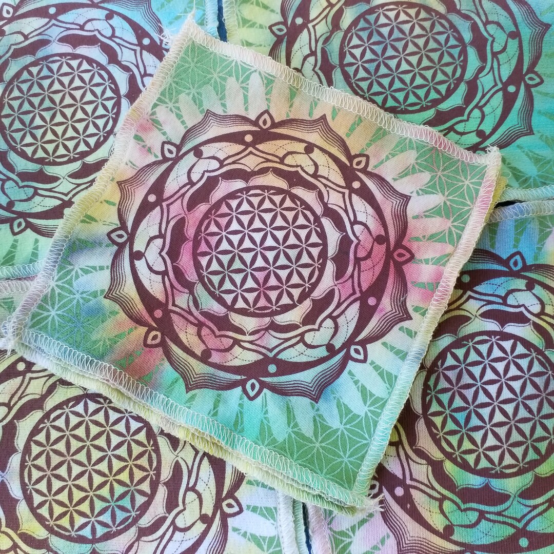 Sacred Geometry Patches Lotus Patch Psychedelic Patches Sew on Patches ...