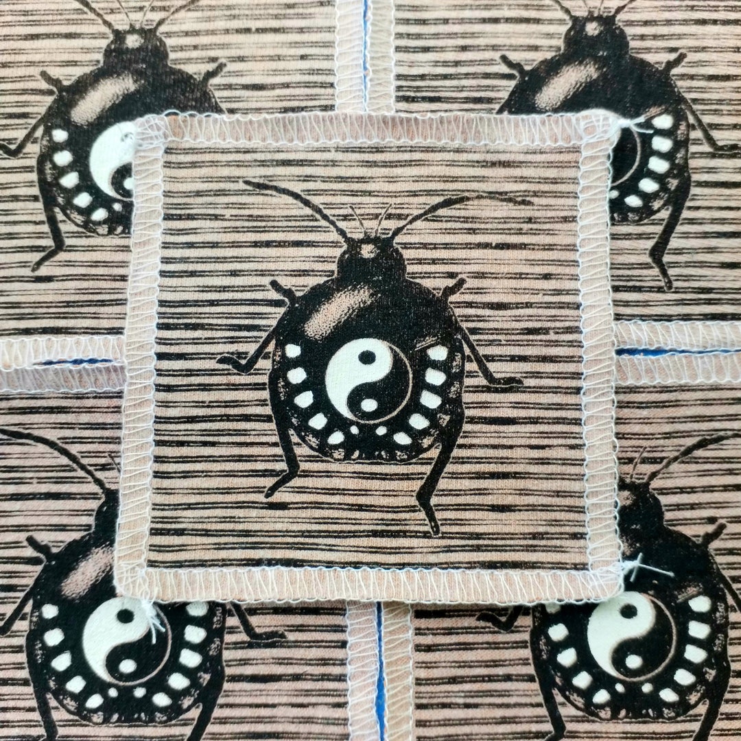 Bug Patches Bug Patch Ying Yang Patch Sew on Patch Hippy Patches Made ...