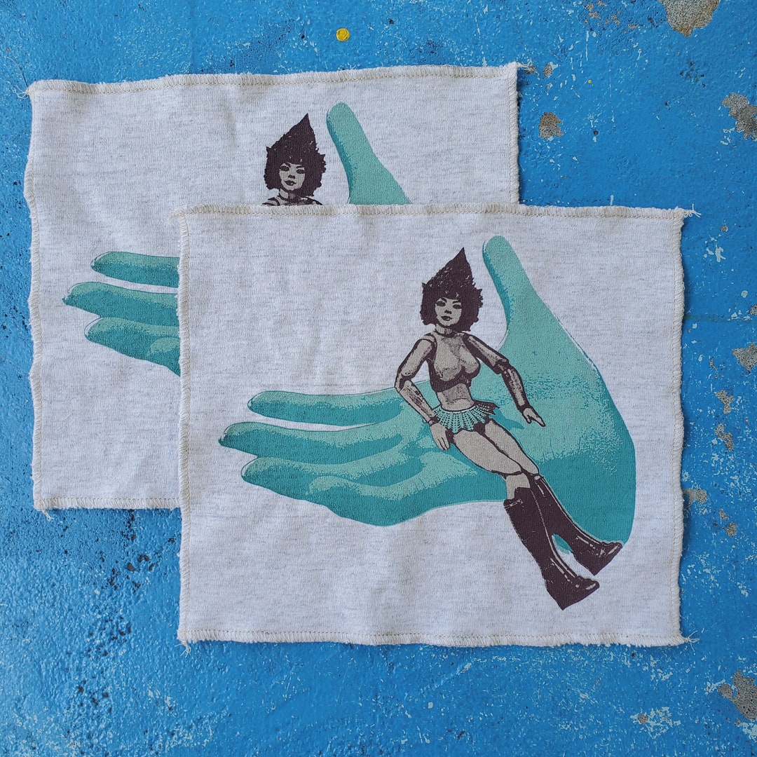 Sexy Lady Patch / Large Screen Print Patch / Artist Original Patches ...