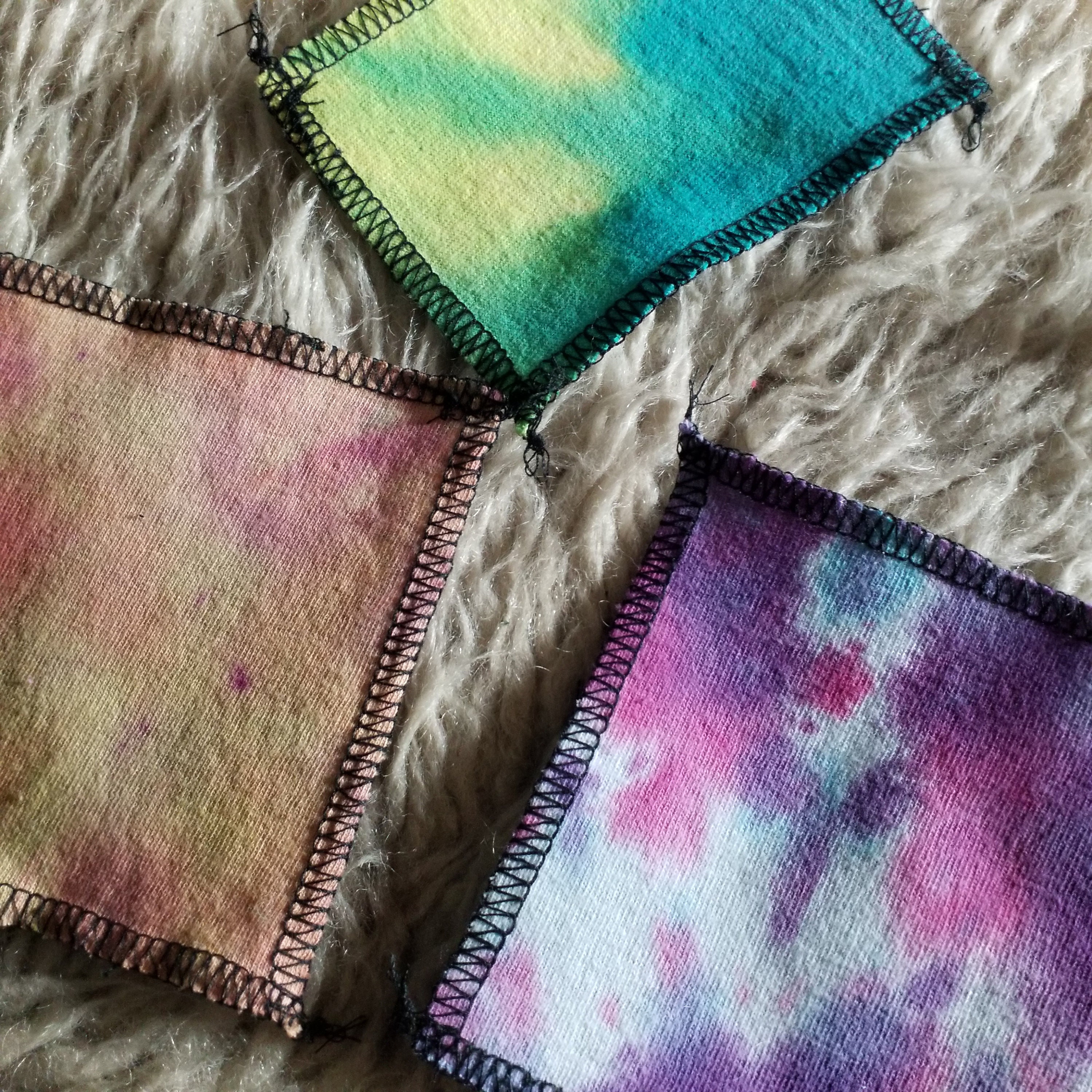 Sacred geometry patches set of three screenprint patches on | Etsy