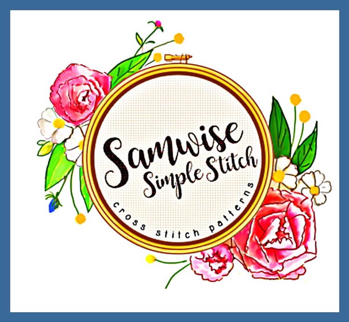 Rose Window Cross Stitch Pattern! Instant Download PDF - Etsy