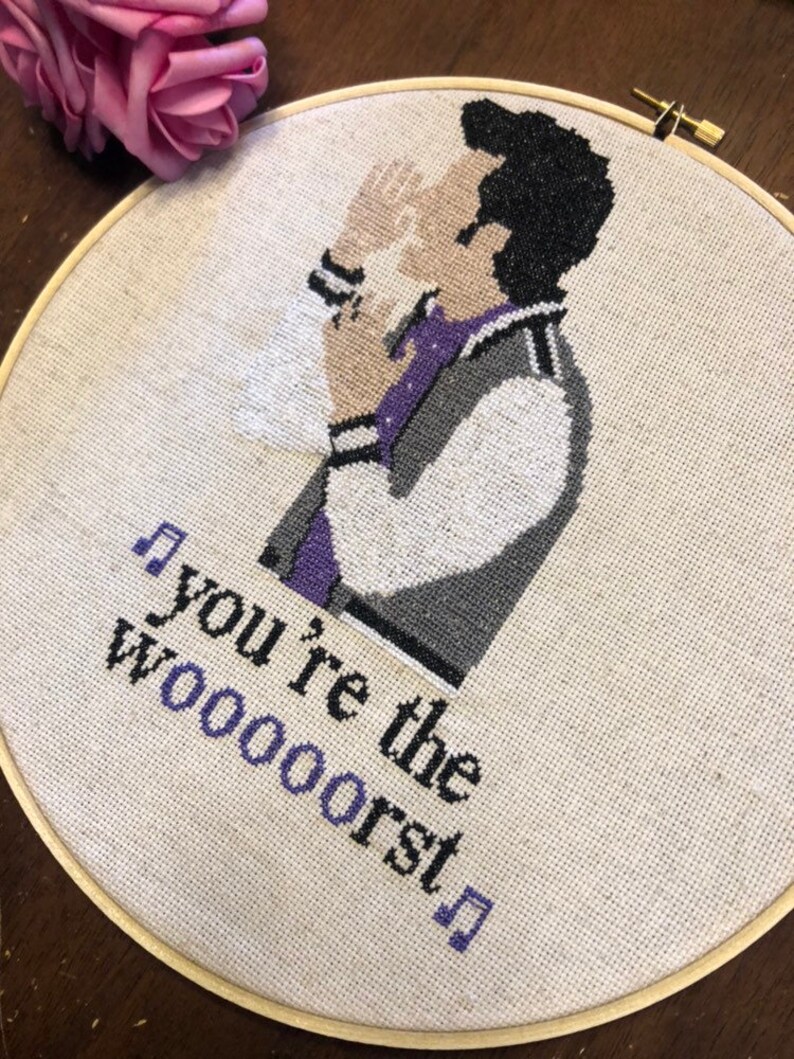 Ralphio the Wooooorst Funny Modern Cross Stitch PATTERN - Etsy