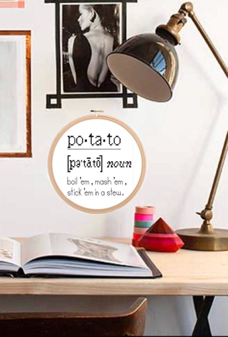 Potato Samwise Quote Cross Stitch PATTERN Instant Download - Etsy Canada
