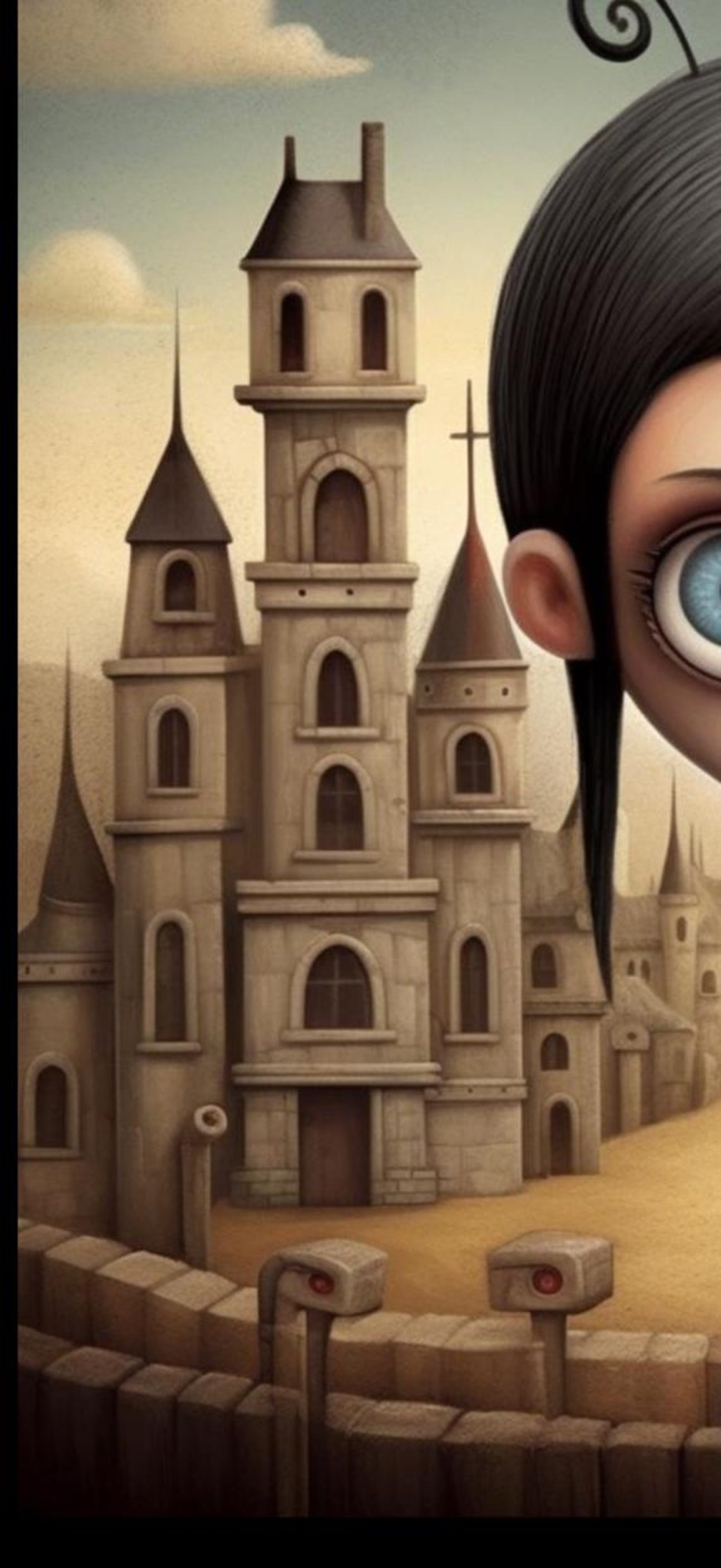 Wednesday Sticker, Doll Vinyl Water Resistant Sticker for Laptop, Phone ...