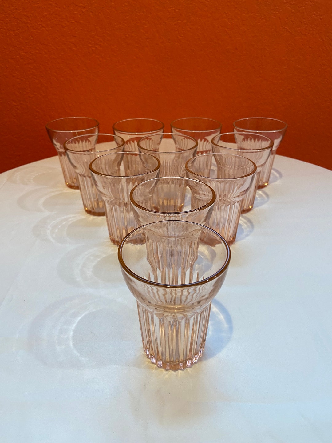 Vintage "queen Mary" Vertical Ribbed Juice Glass / Tumbler by Anchor ...