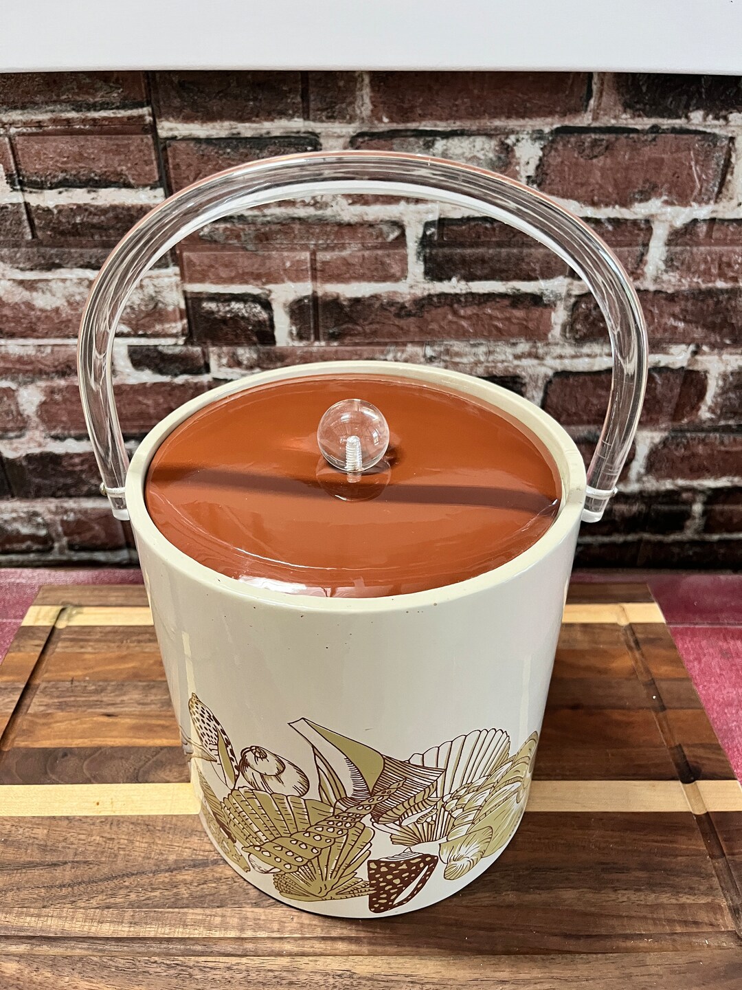 Vintage / MCM Seashell Ice Bucket by Sigma 1970's - Etsy