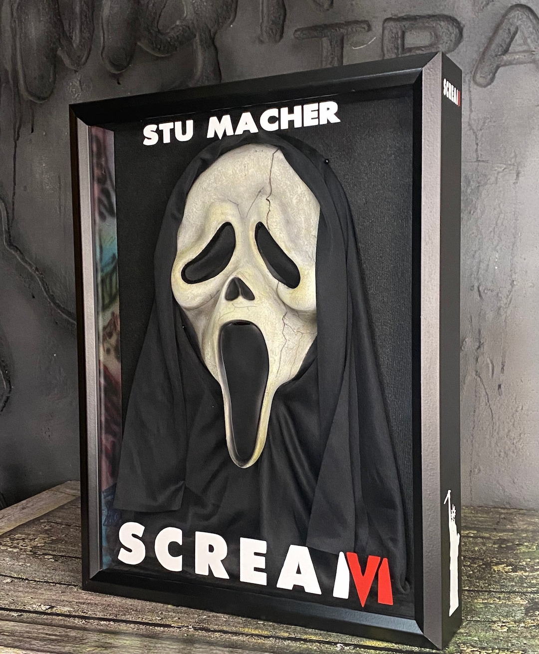 Scream 6 Movie Ghostface Mask Stu Macher Rehaul Horror Prop - Etsy