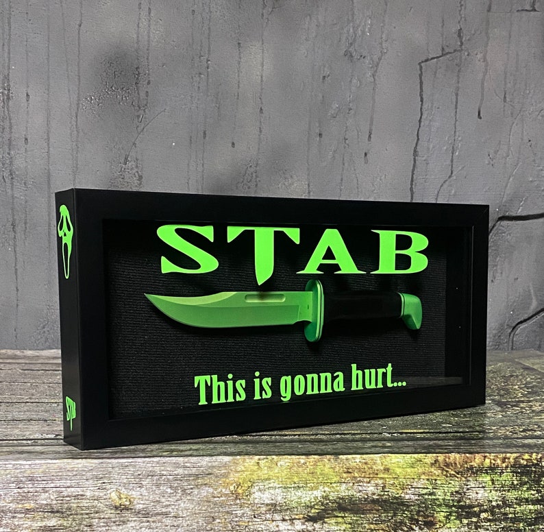 STAB Scream Movie Knife Ghostface Killer Mask Buck Prop - Etsy