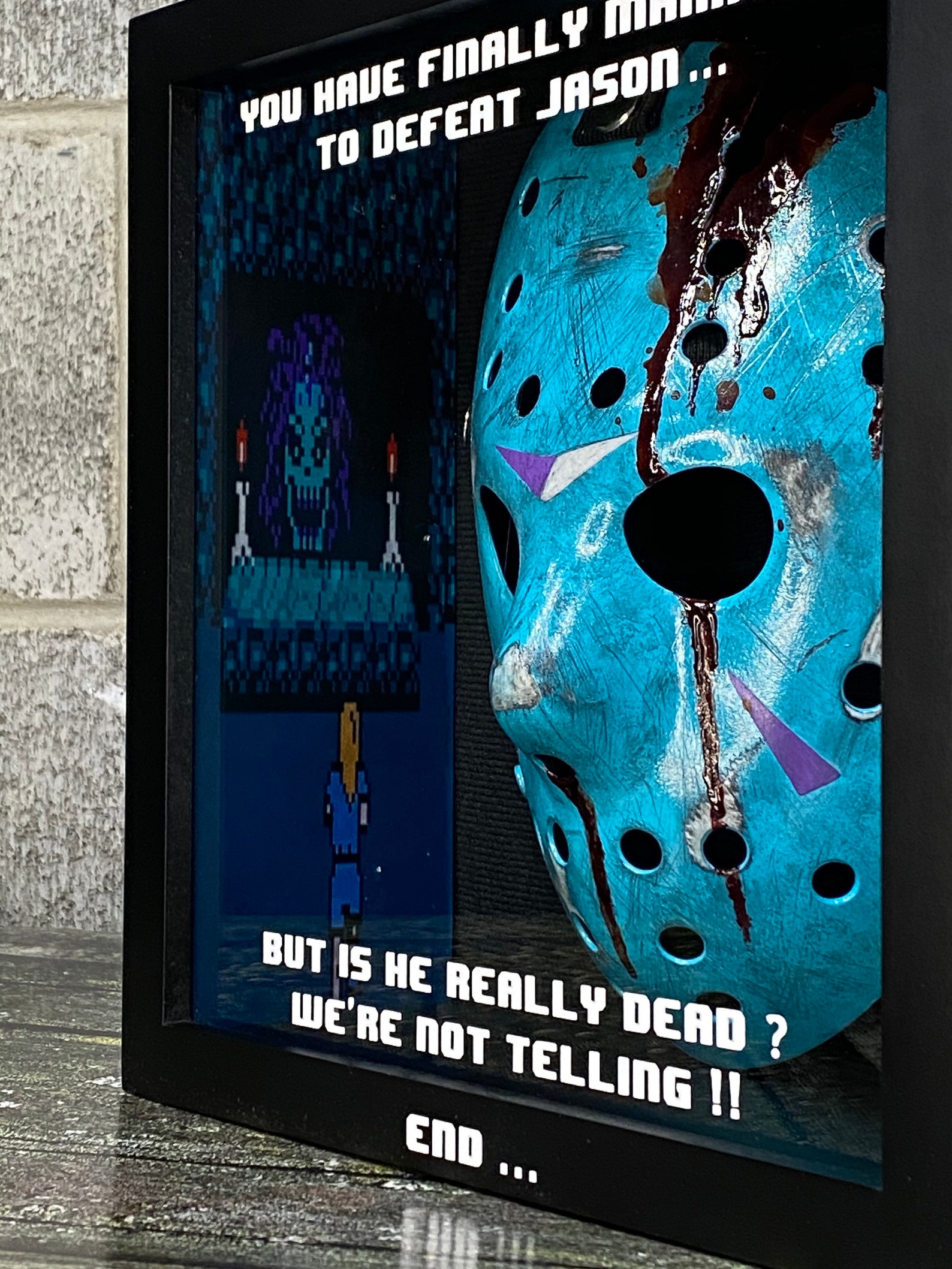 8 Bit Jason Mask Friday the 13th Nintendo Mask Jason Voorhees | Etsy