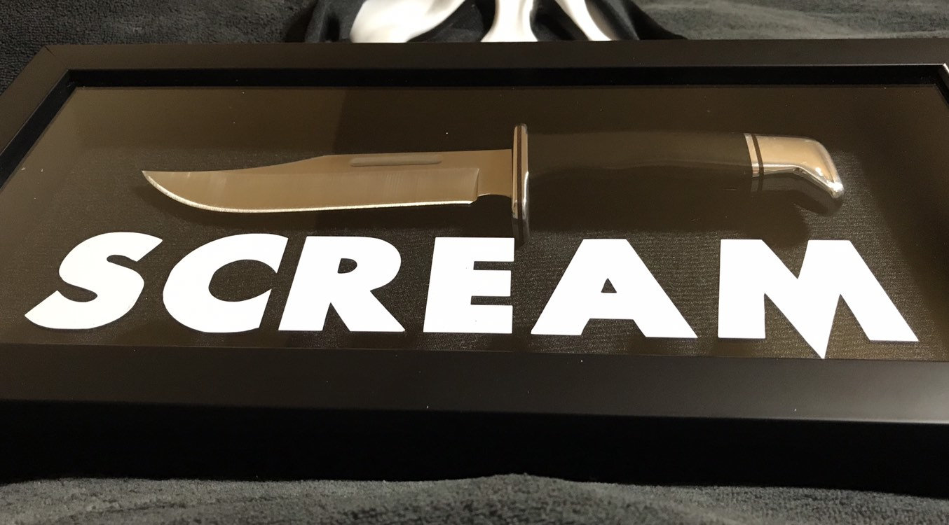 Scream Movie Knife Ghostface Killer Mask Buck Prop Display | Etsy