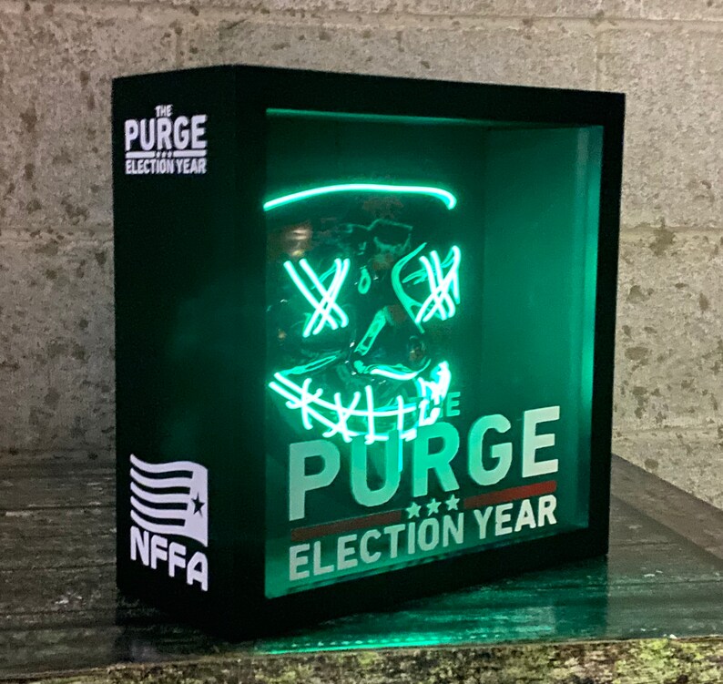 The Purge Election Year Movie Light up Mask Prop Anarchy Lady - Etsy