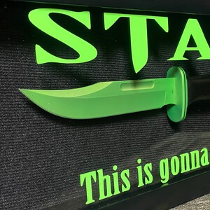 STAB Scream Movie Knife Ghostface Killer Mask Buck Prop - Etsy