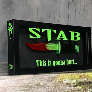 STAB Scream Movie Knife Ghostface Killer Mask Buck Prop - Etsy