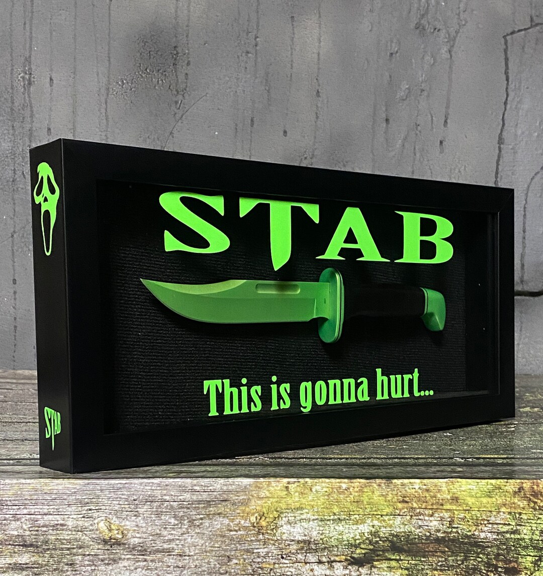 STAB Scream Movie Knife Ghostface Killer Mask Buck Prop - Etsy