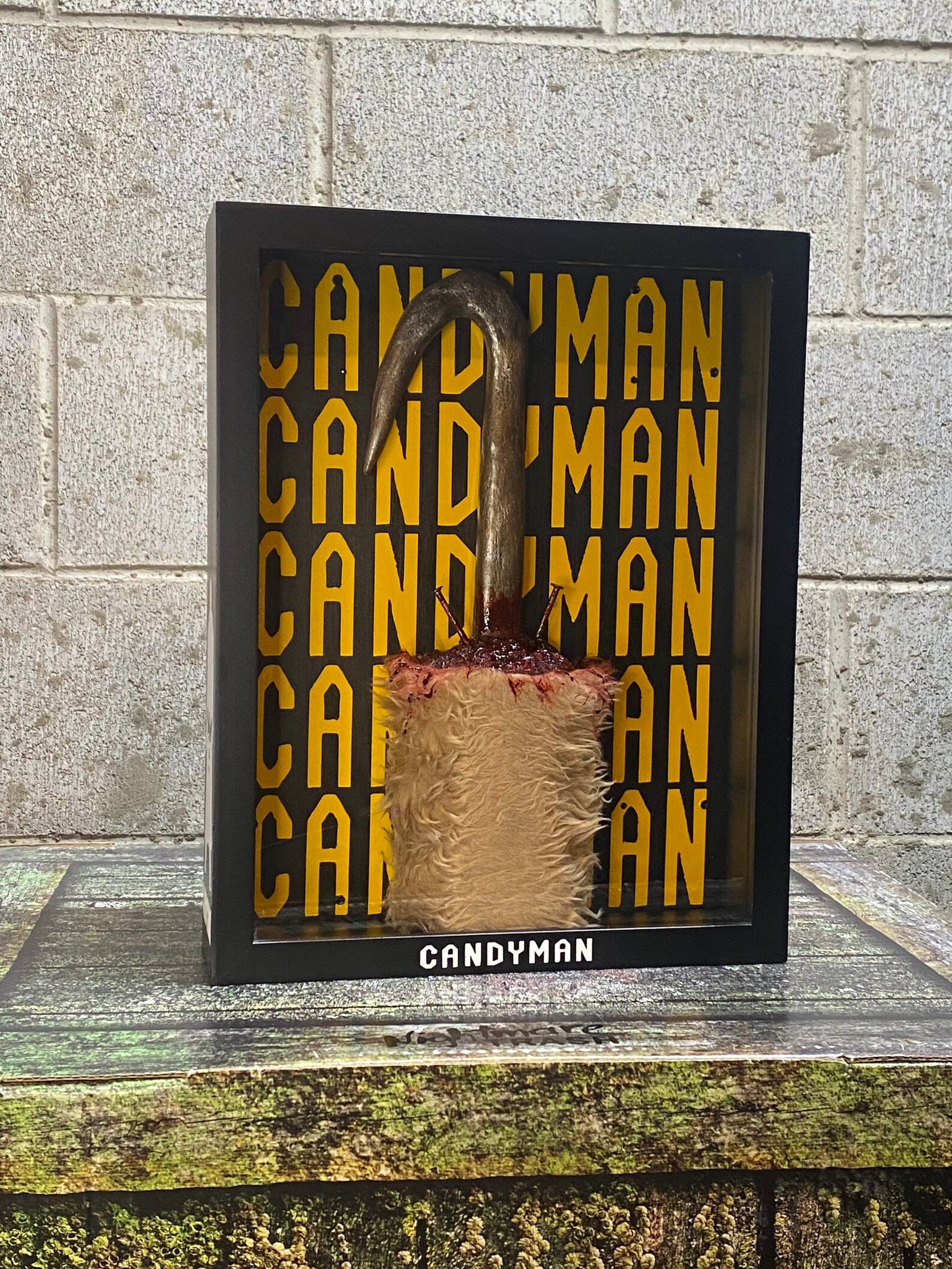 Candyman Hook Display Horror Candyman Movie Prop Display Case - Etsy