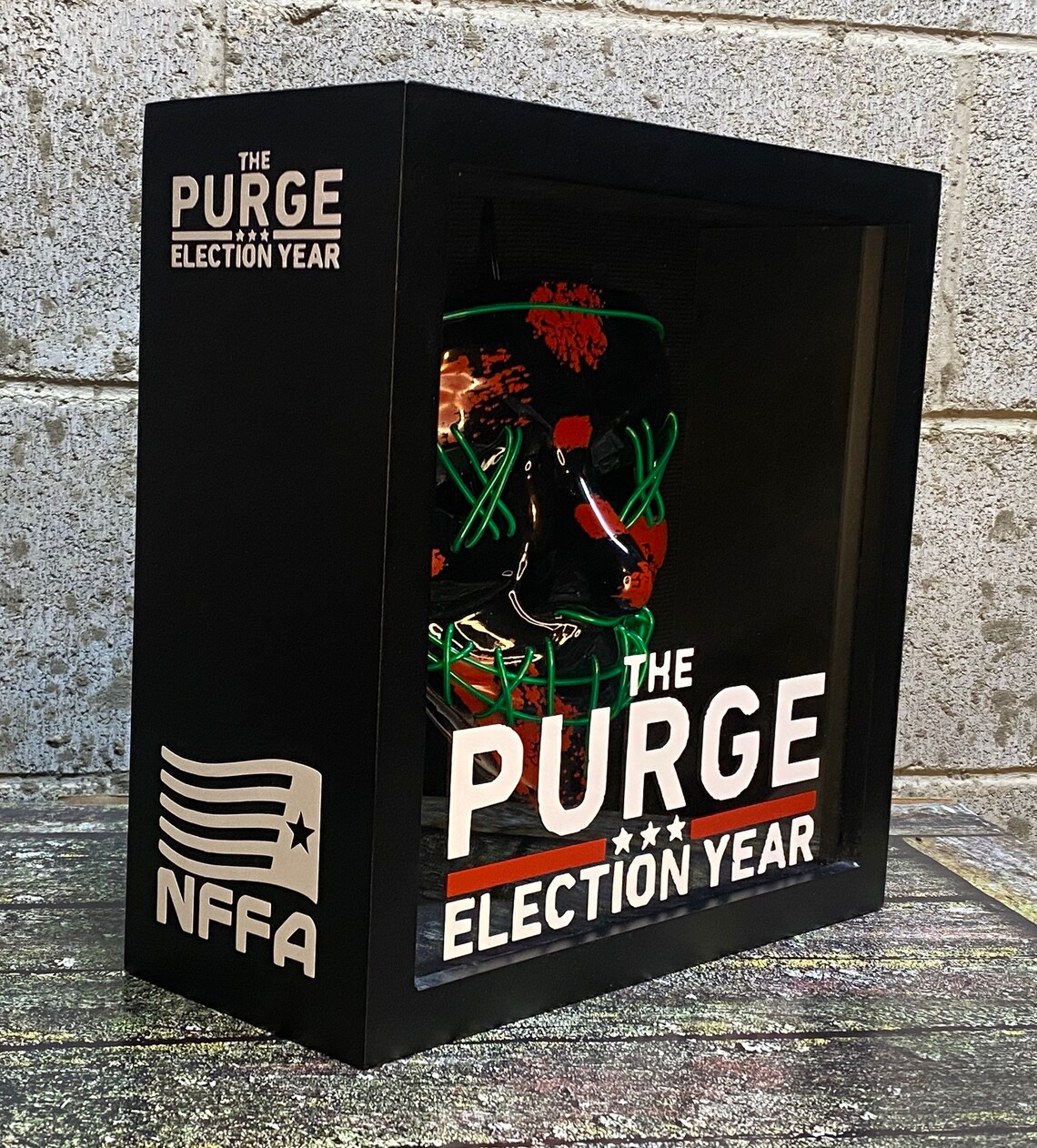 The Purge Election Year Movie Light Up Mask Prop Anarchy Lady | Etsy