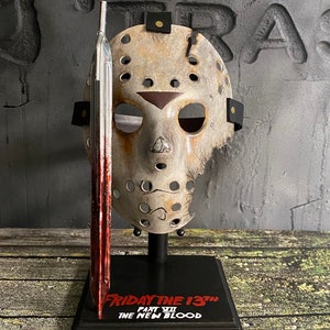 Friday the 13th Jason Voorhees Mask Part 7 the New Blood - Etsy