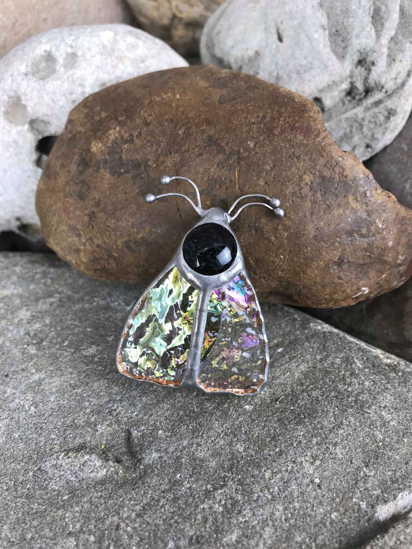 Insect Brooch Black Moth Brooch Small Gifts for Teenage Girl | Etsy