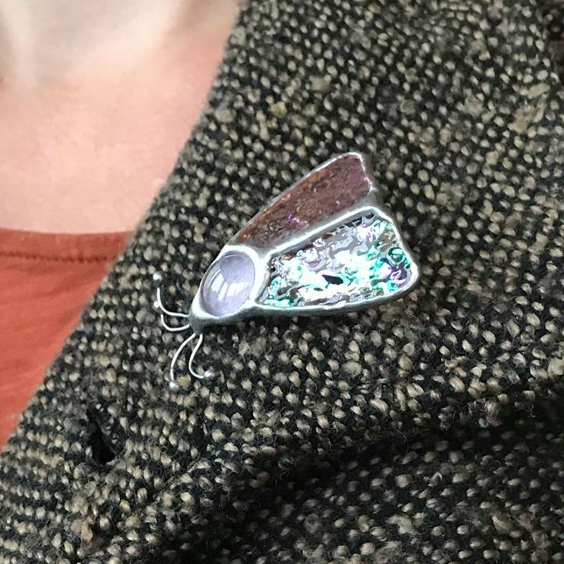 Moth Brooch - Etsy