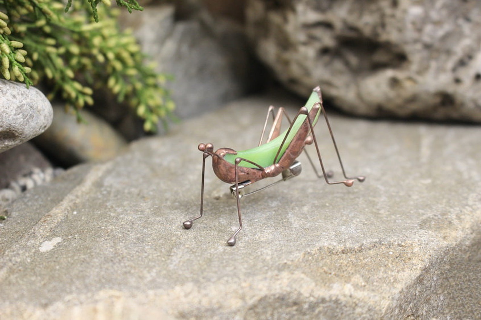 Nature Lover Gift Glass Grasshopper Insect Gift Jewelry - Etsy