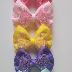 Shaker Sequin Bow (size M - 3.14in /8cm) - Etsy