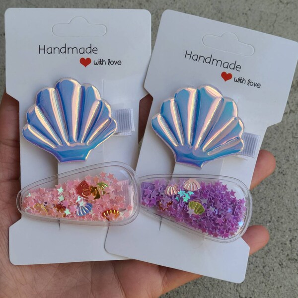 Seashell Hair Clip - Etsy