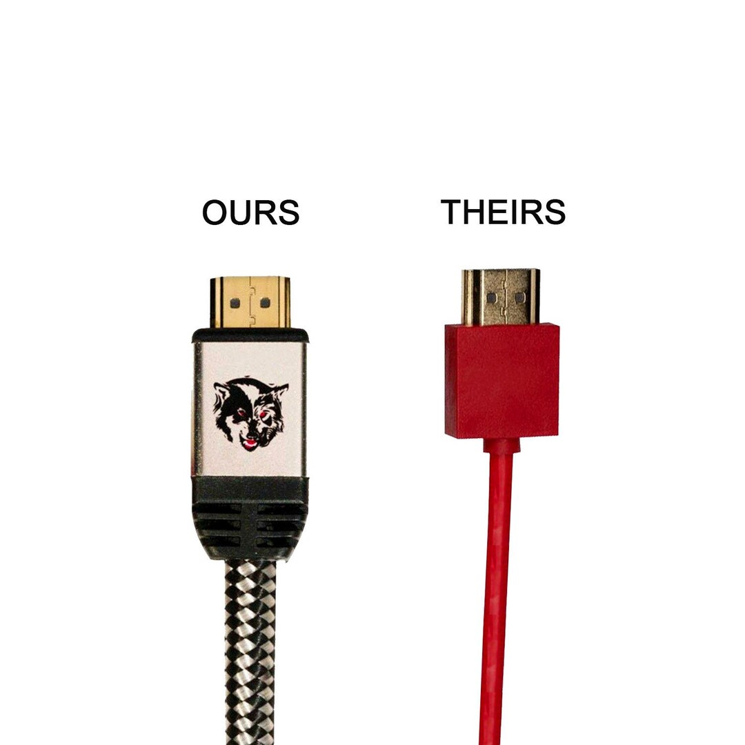 1 Foot HDMI Cable Huge 24 Gauge W/4k, HDR & HDMI 2.0b Compliancy - Etsy