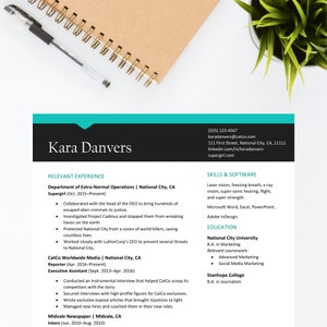 Resume Template Bundle for MS Word PC Mac, Instant Download ...