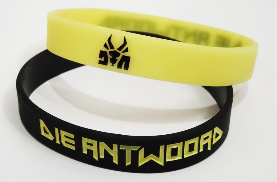 DIE ANTWOORD Bracelet/wristband Set Yolandi Visser Zef Rap RAVE Ninja ...