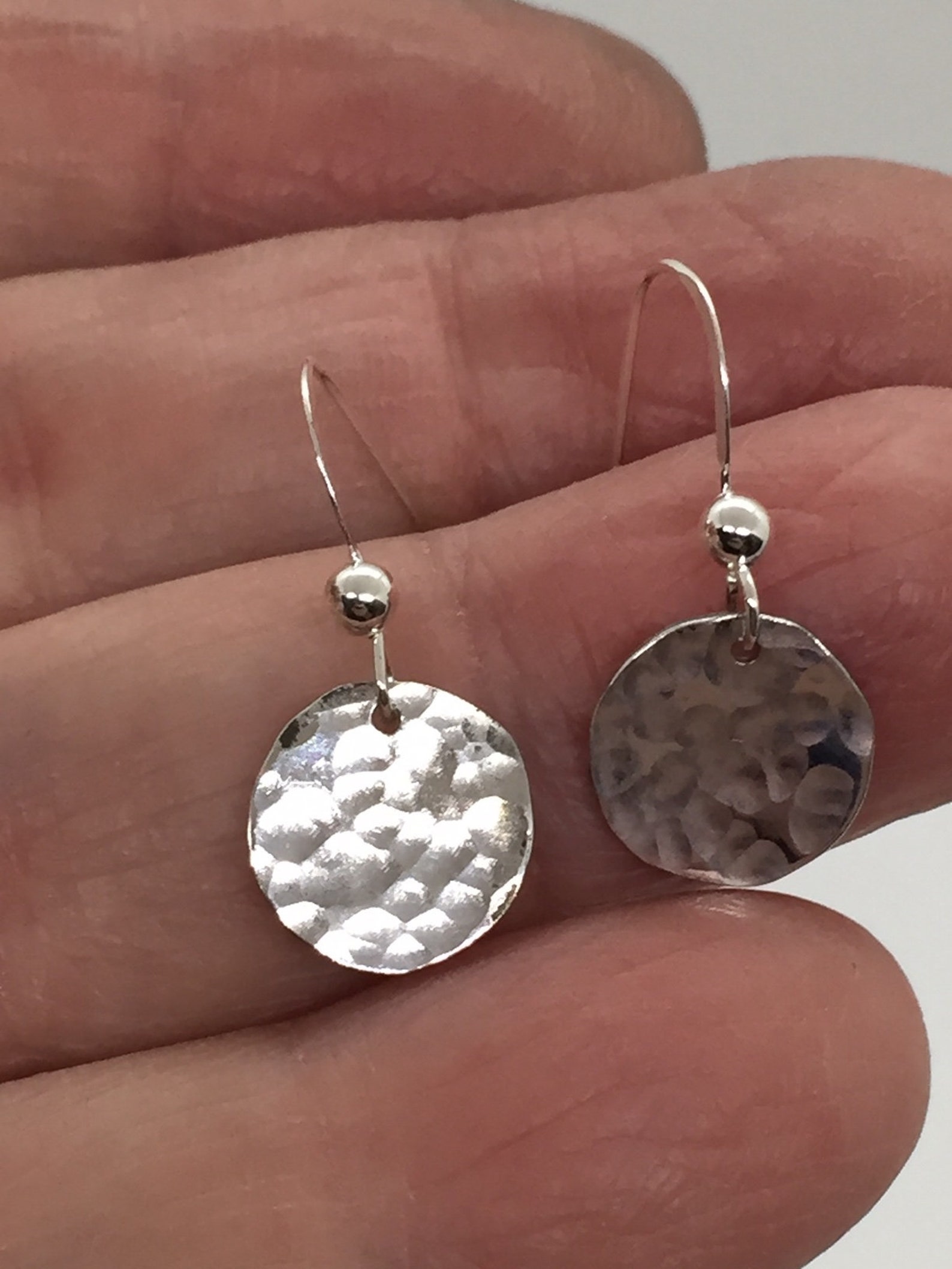 Simple Dangle Earrings Women's Simple Earrings Silver | Etsy