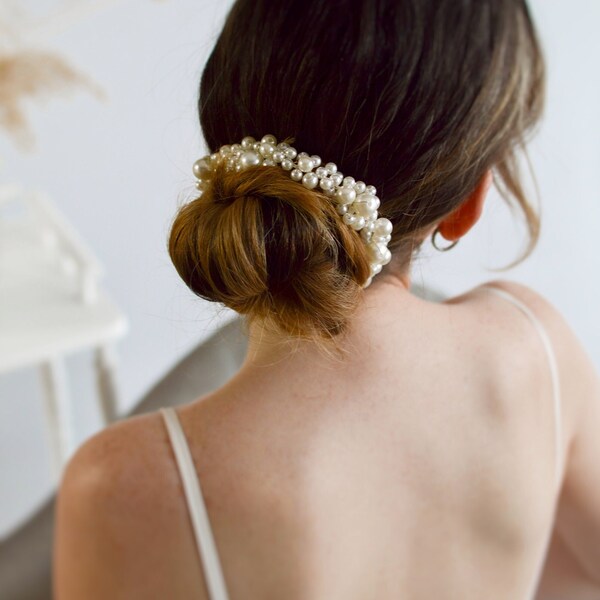 Pearl Hair Accessory - Etsy