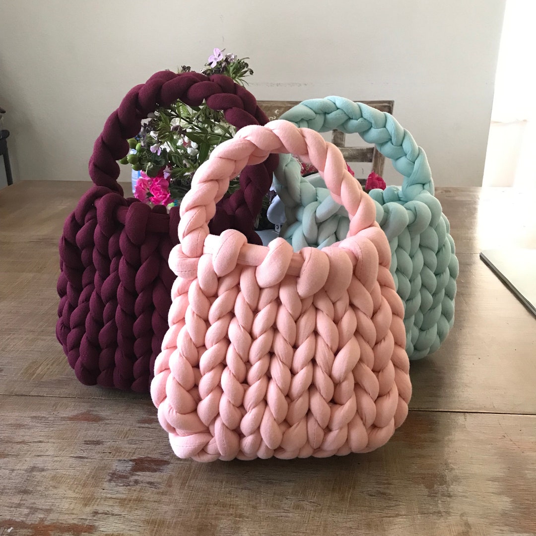 Handknit Mini Bag - Etsy