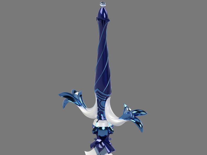 Genshin Impact Sacrificial Blade 3D Model STL Files - Etsy